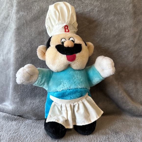 Plush 4 Play | Toys | Vintage Burgertime Peter Pepper Chef Plush Burger ...